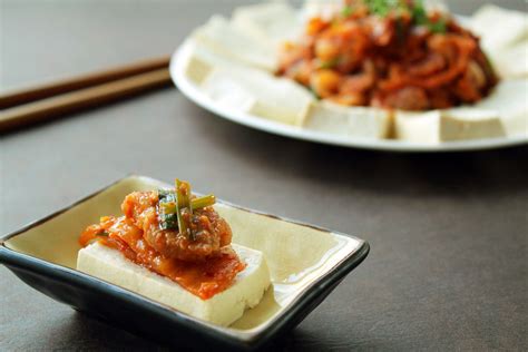Tofu Kimchi Fried Kimchi And Pork Served With Warm Flickr