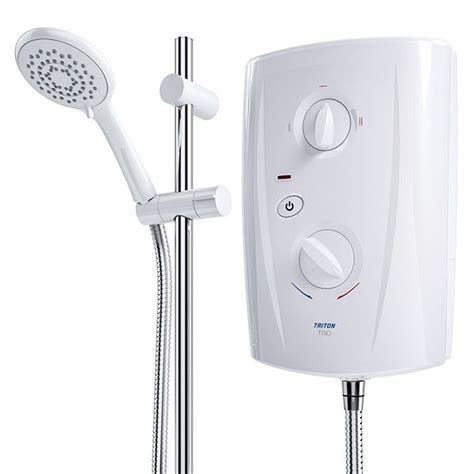 Triton T80 7 5kW Pro Fit Electric Shower White 10545 Bathshack