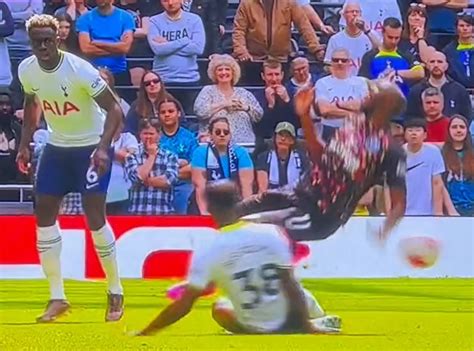 Spurs Star Yves Bissouma Somehow Escapes Straight Red For Horror Lunge