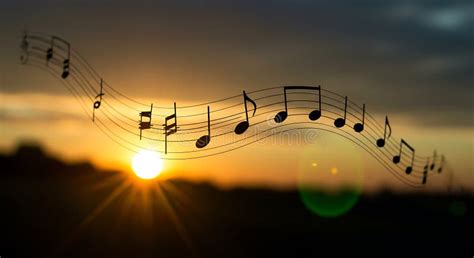 Sunset Symphony Stock Illustration Illustration Of Text 364700303