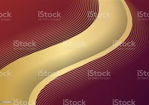 기하학적 모양과 황금 요소 조합과 추상 어두운 배경 고급 골든 라인과 빨간색과 금 배경 0명에 대한 스톡 벡터 아트 및 기타 이미지 0명 3차원 형태 검은색 Istock