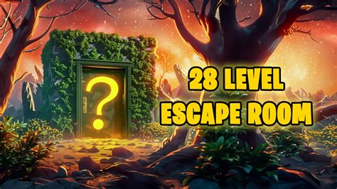 28 LEVEL IQ ESCAPE ROOM 5519 2613 6898 By Azulcreative Fortnite