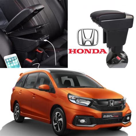 Arm Rest Box Kotak Alas Lengan HONDA MOBILIO Dual Stack Port USB Charger Lazada Indonesia