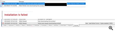 Installation Is Failed Forex Trade General Mql5 Programming Forum