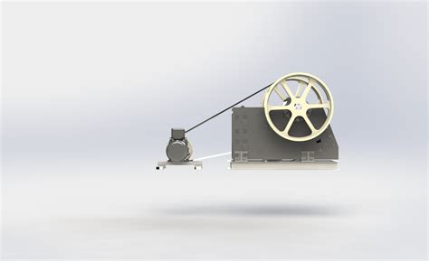 颚式破碎机solidworks 2020模型图纸下载 懒石网