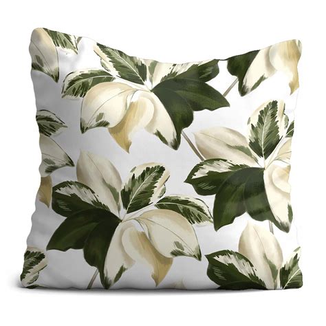 Poszewka na Poduszkę Botanical Leaves Jasiek Ozdobna Dekoracyjna