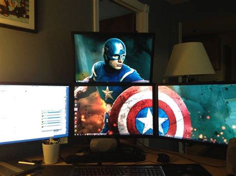 Coolest And Inspiring Multi Monitor Gaming Setups Gaming Setup Monitor Setup