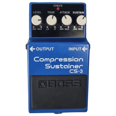BOSS CS 3 Compression Sustainer Pedal Pre Owned