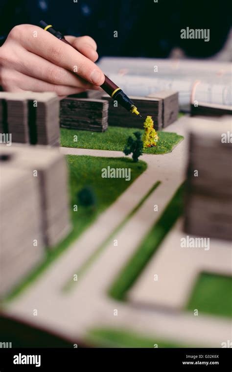 Architectural Project Building Model And Drafting Tools On