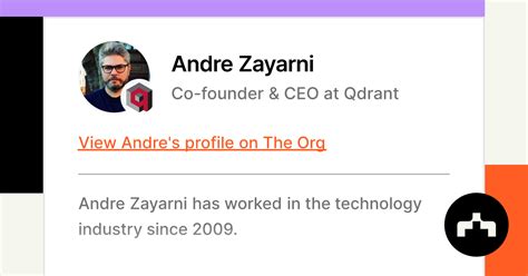 Andre Zayarni Co Founder And Ceo At Qdrant The Org