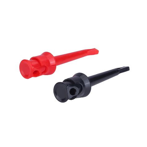 Mx Ic Test Clip 55 Mm Red Black Beryllium Copper Mx Mdr Electronics