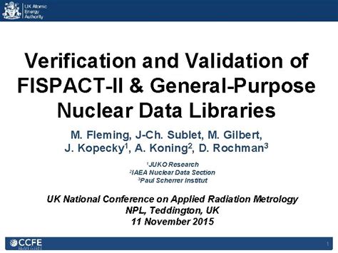 Verification And Validation Of Fispactii Generalpurpose Nuclear Data