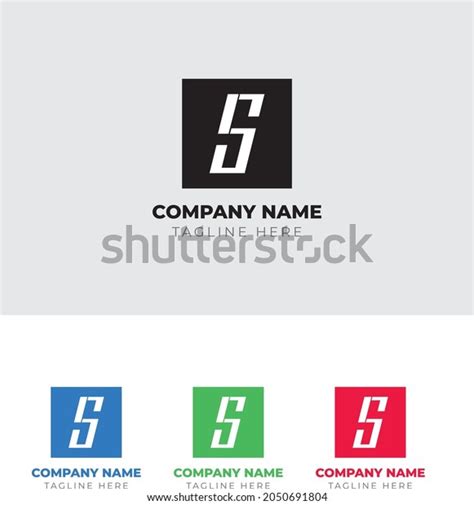 Creative S Letter Logo Design Company Stock Vector Royalty Free