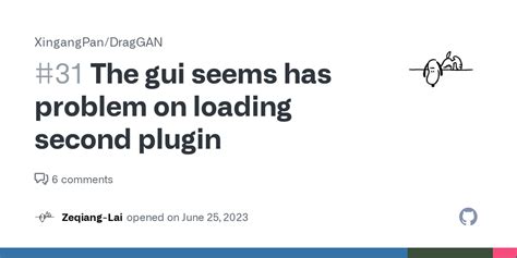 The Gui Seems Has Problem On Loading Second Plugin Issue 31