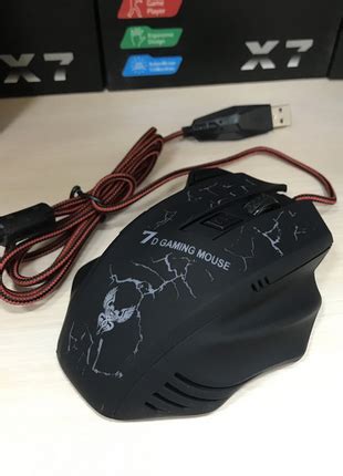 Игровая мышка X7 4800 dpi LED с подсветкой USB 2.0 GAMING MOUSE - 220 ...