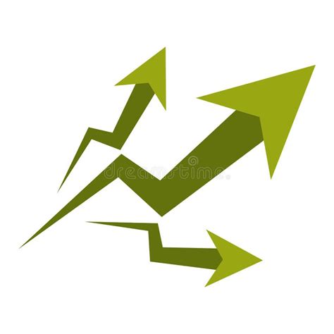 Isolated Increase Arrow Design Stock Vector Illustration Of Motion