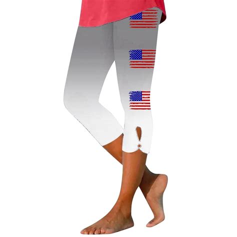 Valueadd Womens Yoga Pants American Flag Leggings 2025 4th Of July