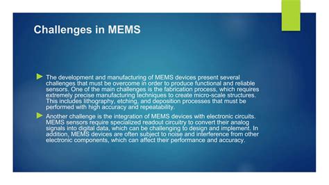 Micro Electro Mechanical Systems MEMS 1 Pptx Micro Electro Mechanical Systems MEMS 1 Pptx