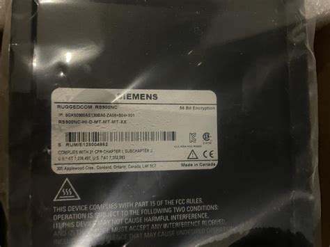 Siemens Ruggedcom Rs900nc