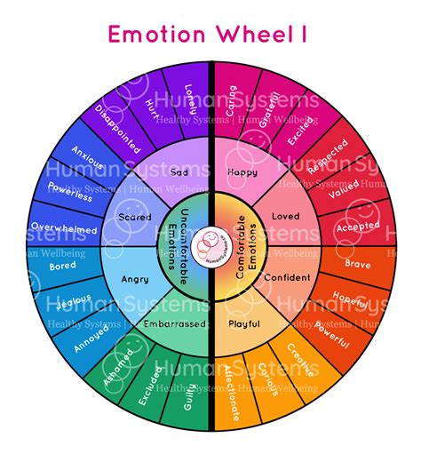 Emotion Wheels And Needs Wheels Human Systems