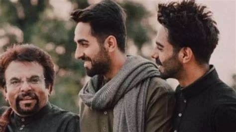 Ayushmann Khurrana And Aparshakti Khurana Look Emotional As They