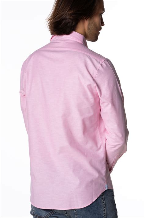 Chemise Rose Manches Longues