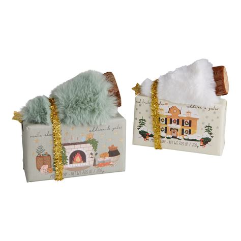 Aandg Festive Bar Soap With Fuzzy Tree World Market