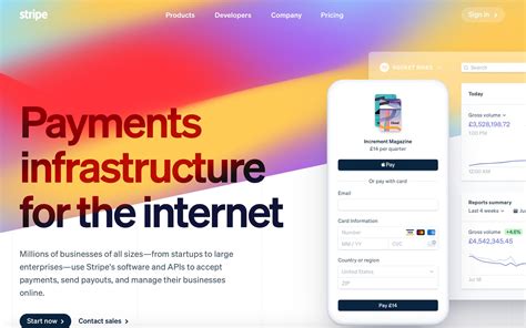 Stripe Web Design Inspiration Siteinspire