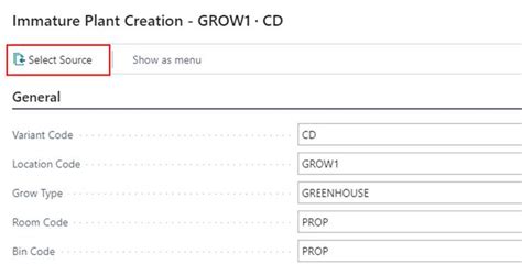 Cultivation Create An Immature Plant Batch From A Seed