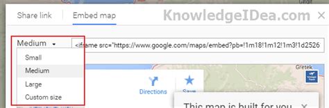 Embed Google Maps On Blog
