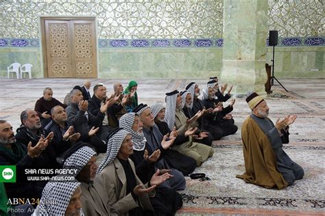 تصاویر تشرف کاروان پیاده زائران عراقی به حرم حضرت معصومه س