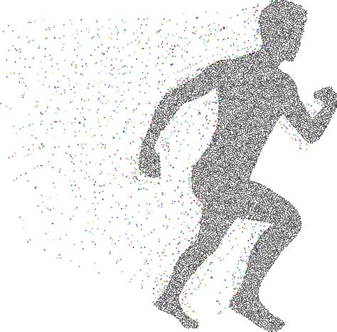 Prismatic Particle Man Openclipart
