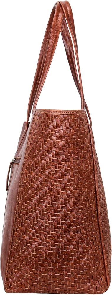 Genuine Leather Handbag Antonio Valeria Avery Leather Tote Bag