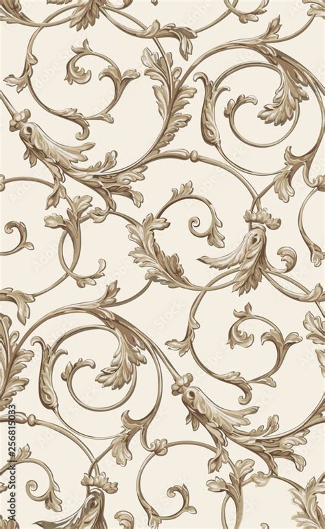Vector Classic Seamless Pattern Background Classical Luxury Old