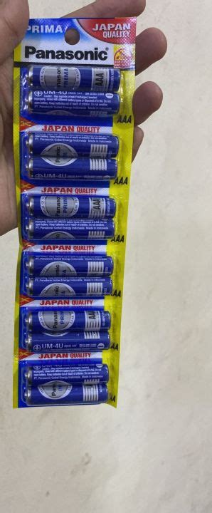 BATERAI AAA PANASONIC BIRU BATERAI REMOT KALKULATOR DLL Lazada Indonesia