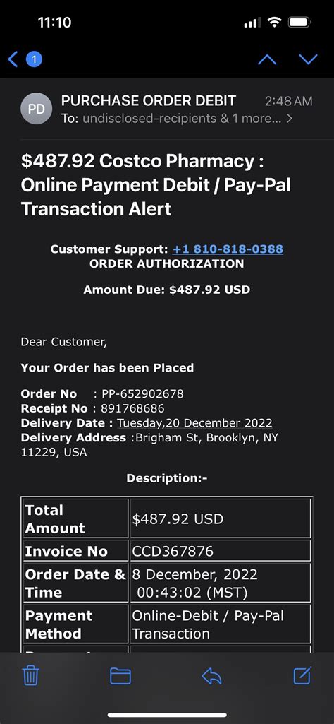 Costco Order Scam Rscamnumbers