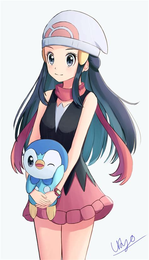 Dawn And Piplup Pokemon And More Drawn By Ukyou Ukyopokemon Danbooru