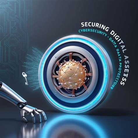 Securing Digital Assets Cybersecurity Data Protection Premium Ai Generated Image
