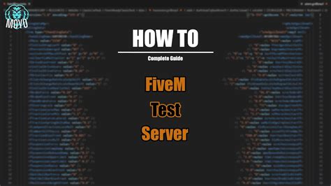 How To Create A Fivem Test Server Basic Guide 2023 Youtube