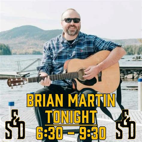Live Music Brian Martin Sonder And Dram