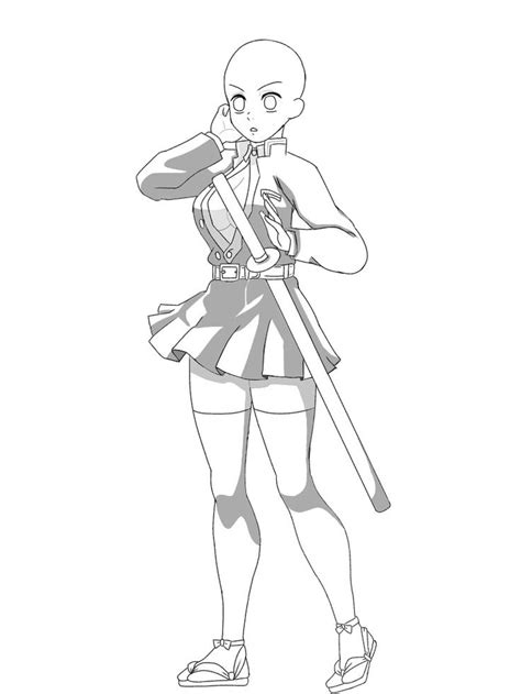 Bocetos Para Oc Kny Bocetos Bocetos Bonitos Dibujo De Parte Del Cuerpo
