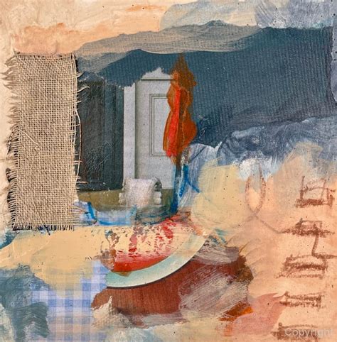Original Soup Door Mini Abstract Series Veronica Miles Art