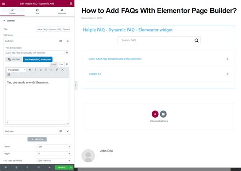 Helpie Faq V 11 Introducing Dynamic Faq Elementor Widget