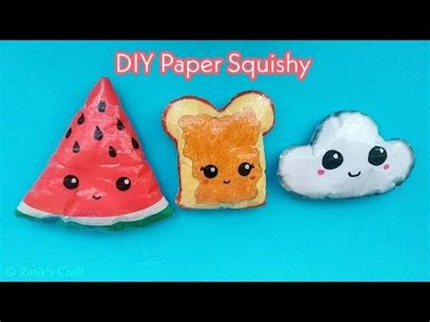 How To Make A Paper Squishy Diy Squishy Very Easily Origami Squishy