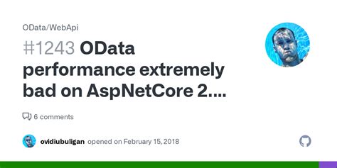 Odata Performance Extremely Bad On Aspnetcore 20 Running On Full