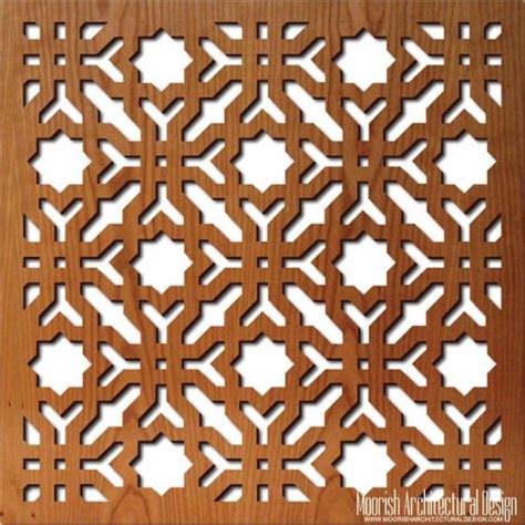 Jali Screen Moroccan Decorative Screens Geometric Wood Screen