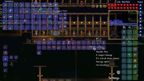 테라리아 직업컨셉플레이 소서러편 7장 하드모드 Youtube