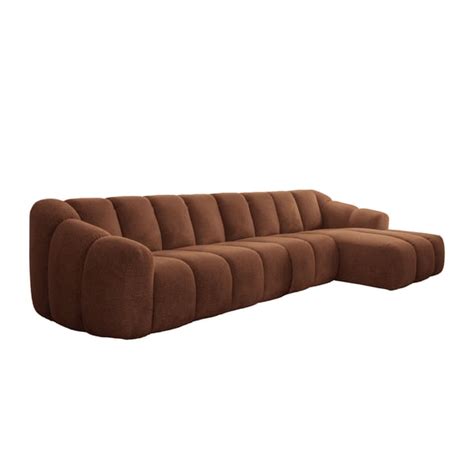 Shell Canapé Module Dangle 6pl Terracotta Shell Conforama