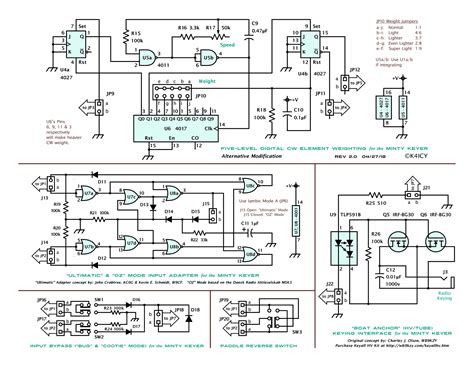 Iambic Keyer Circuit K4icy Minty Keyer 3 Ic Electronic Cw Keyer