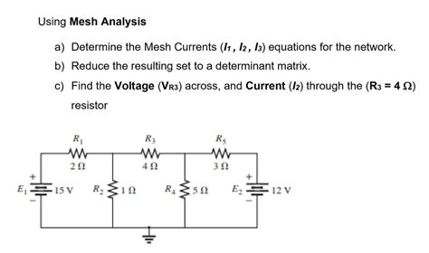Answered Using Mesh Analysis A Determine The Bartleby